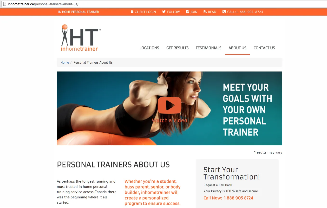 Inhome Trainer – A Decade of Partnership and Success - Noble Pixels